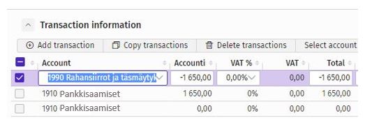 Procountor Solo: accountant's work steps – Procountor