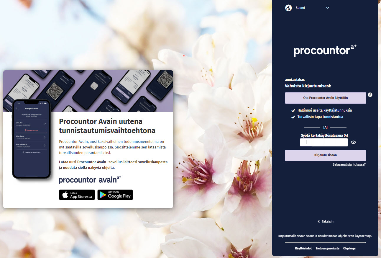 Procountor Avain – Procountor