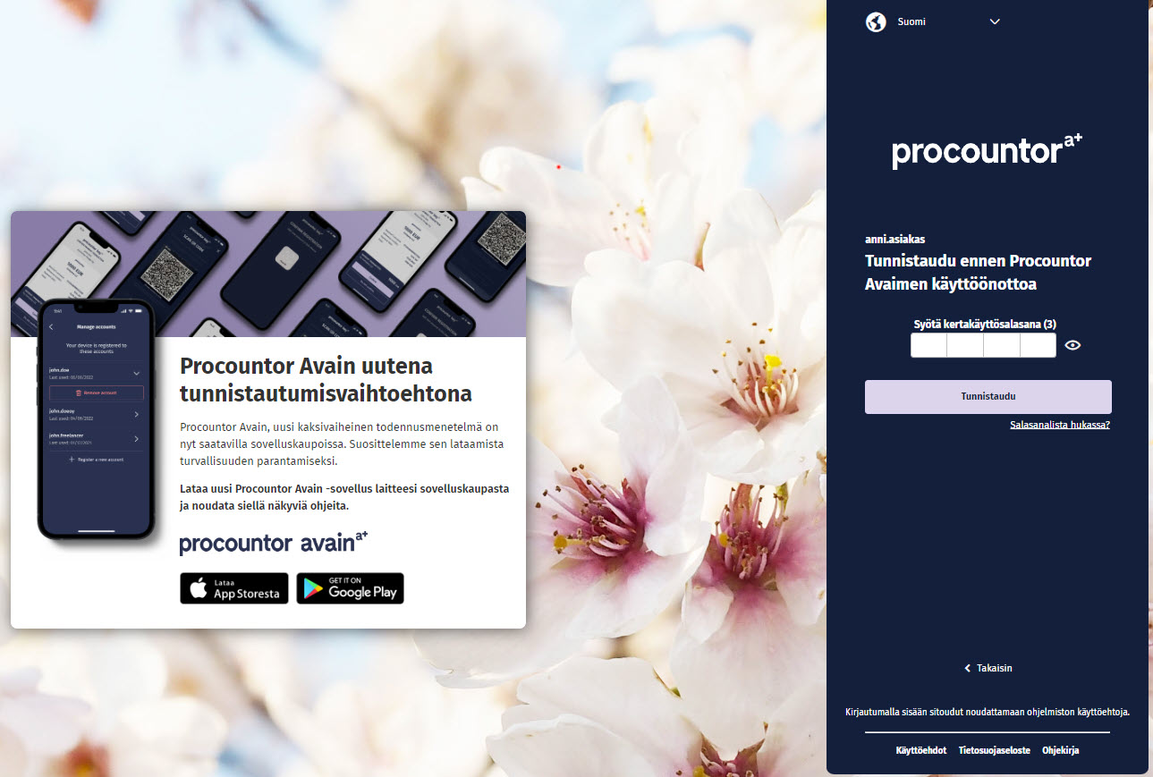 Procountor Avain – Procountor