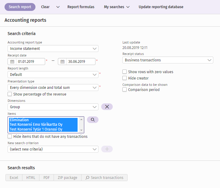 Group Accounting – Procountor