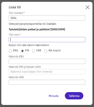 Tilikartta – Procountor